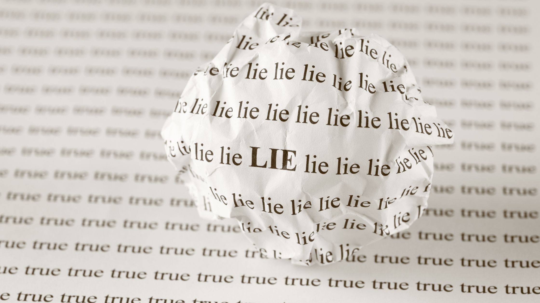 Why Do You Lie? - Dr Gloria Lee